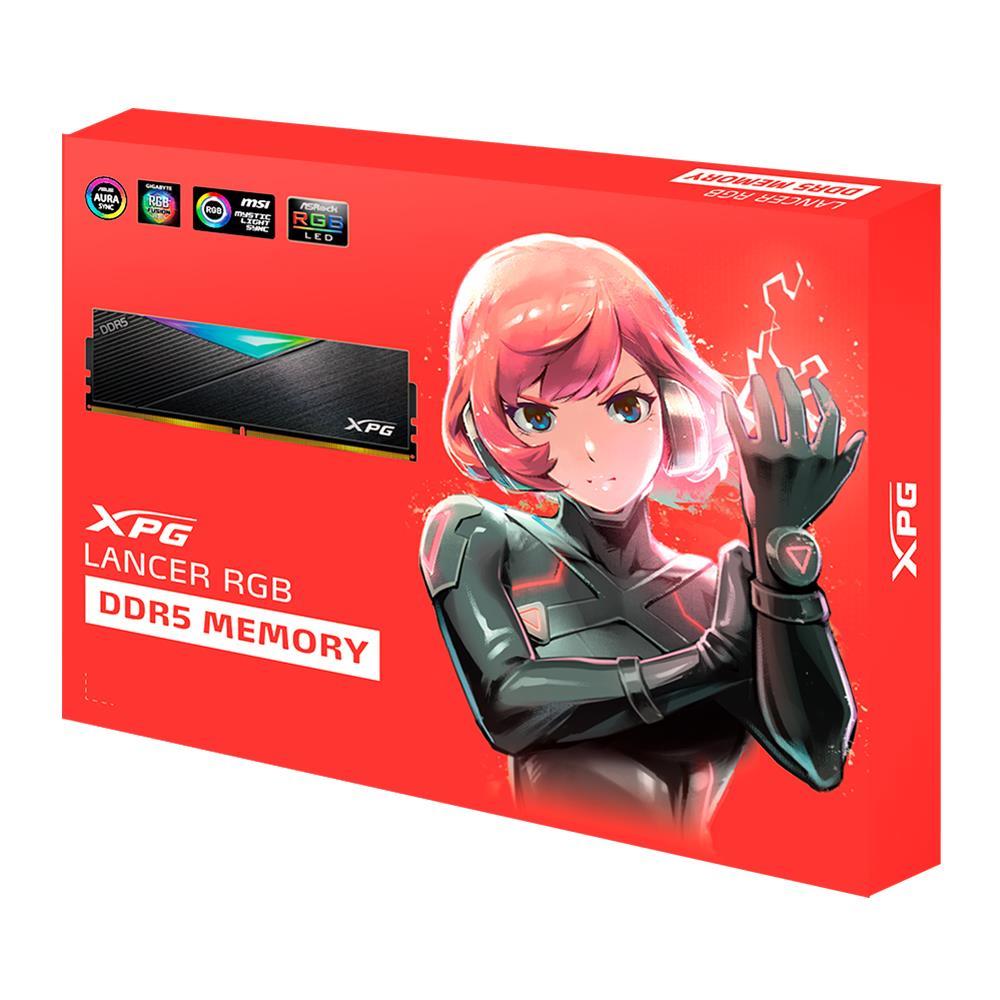 XPG Lancer Siyah RGB AX5U7200C3416G-DCLARBK 32GB (2x16) 7200MHz CL34 ...