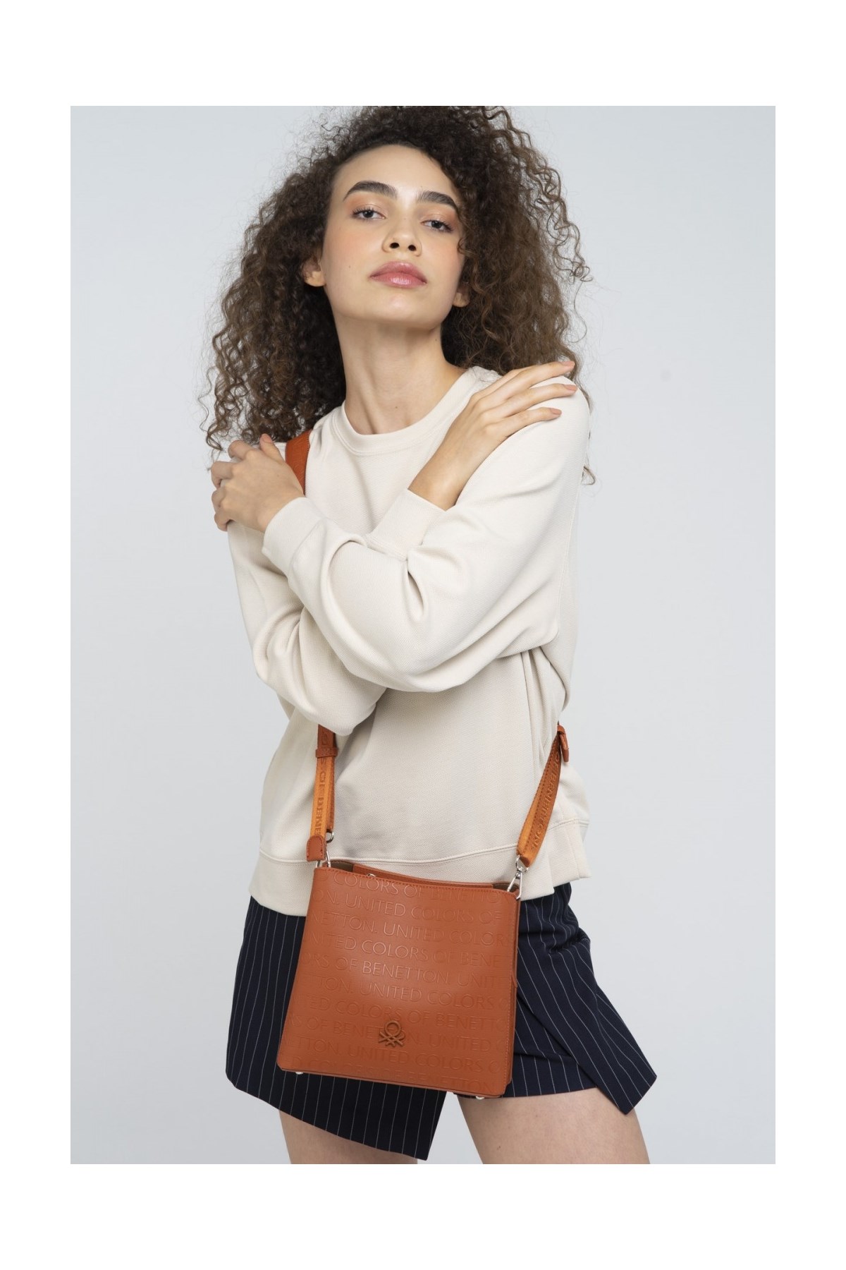 UNITED COLORS OF BENETTON BNT866 ÇAPRAZ ÇANTA KİREMİT