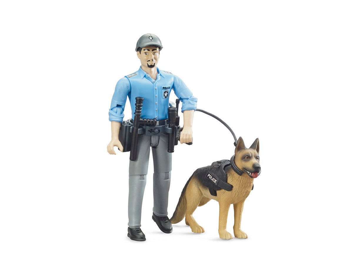 Bruder Polis Figürü & Polis Köpeği