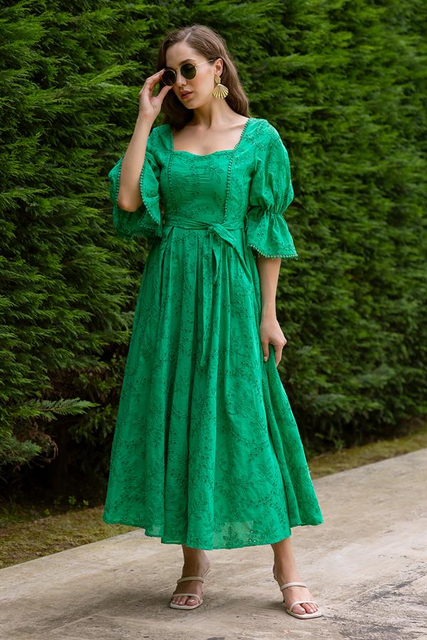 Uzun Elbise Modelleri, Maxi Boy Elbise - Deniz Butik