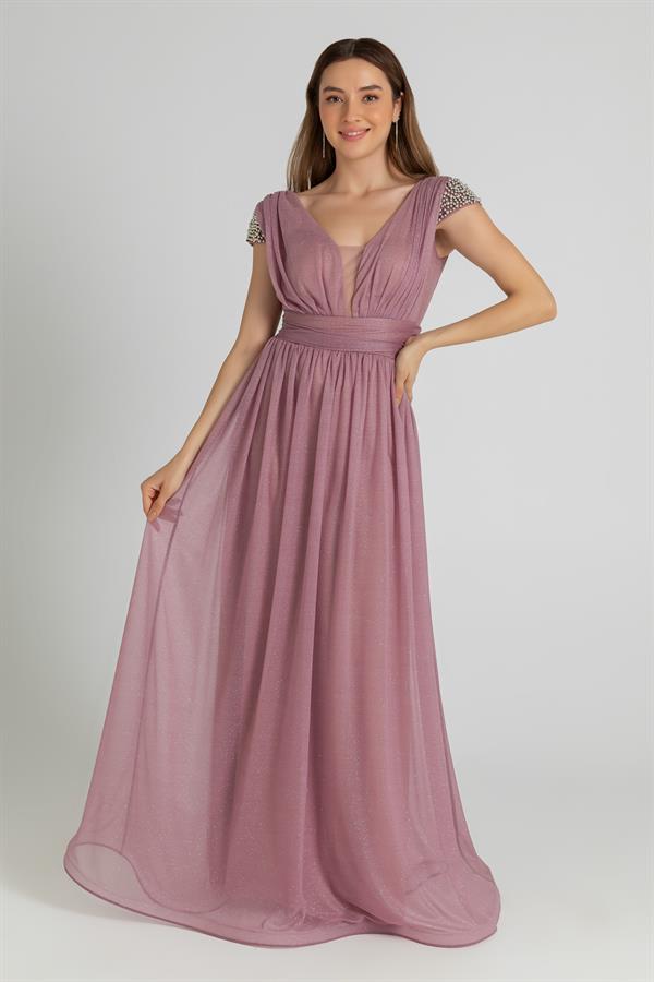 Lilac Evening Dress