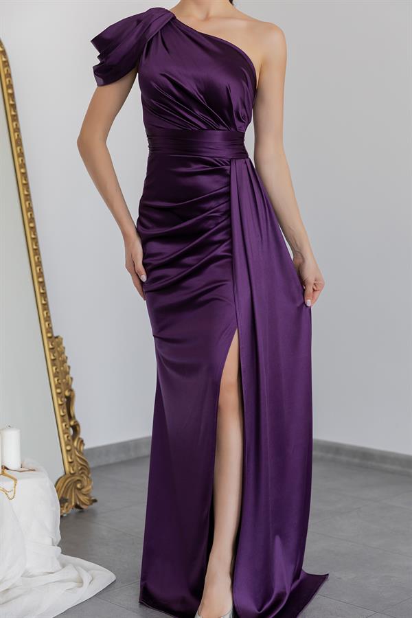 Purple Evening Dress