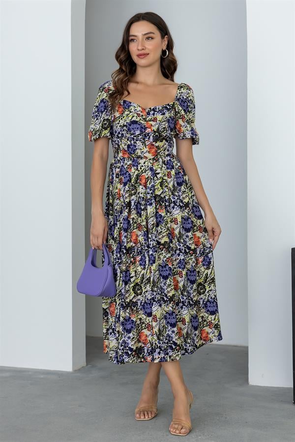 Uzun Elbise Modelleri, Maxi Boy Elbise - Deniz Butik