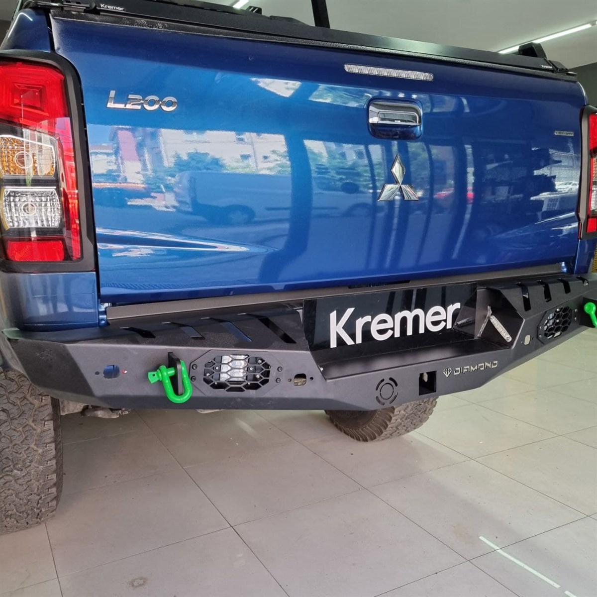 Mitsubishi L200 Arka Demir Tampon (Off Road Arka Demir Tampon)