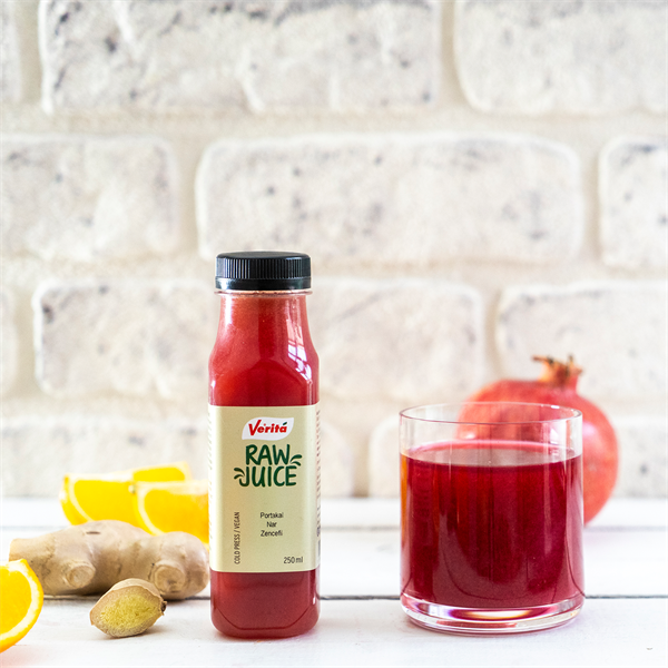 Verita Raw Juice Nar, Portakal, Limon Suyu, Şişe | Dünyanın Meyvesi