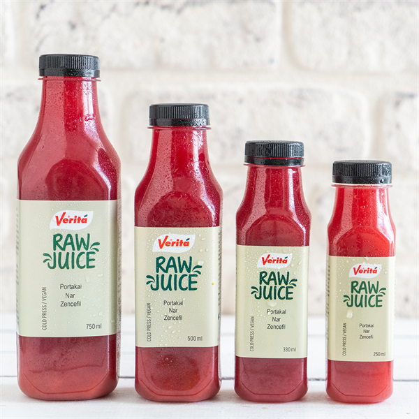 Verita Raw Juice Nar, Portakal, Limon Suyu, Şişe | Dünyanın Meyvesi