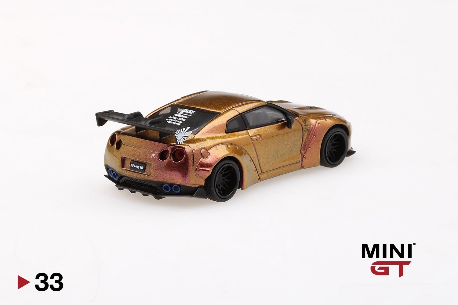 Mini GT - LB★WORKS Nissan GT-R (R35) Magic Bronze 1/64 | benimkoleksiyonum.com