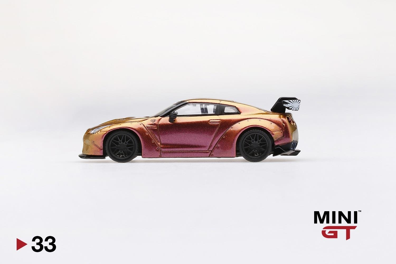 Mini GT - LB★WORKS Nissan GT-R (R35) Magic Bronze 1/64 | benimkoleksiyonum.com