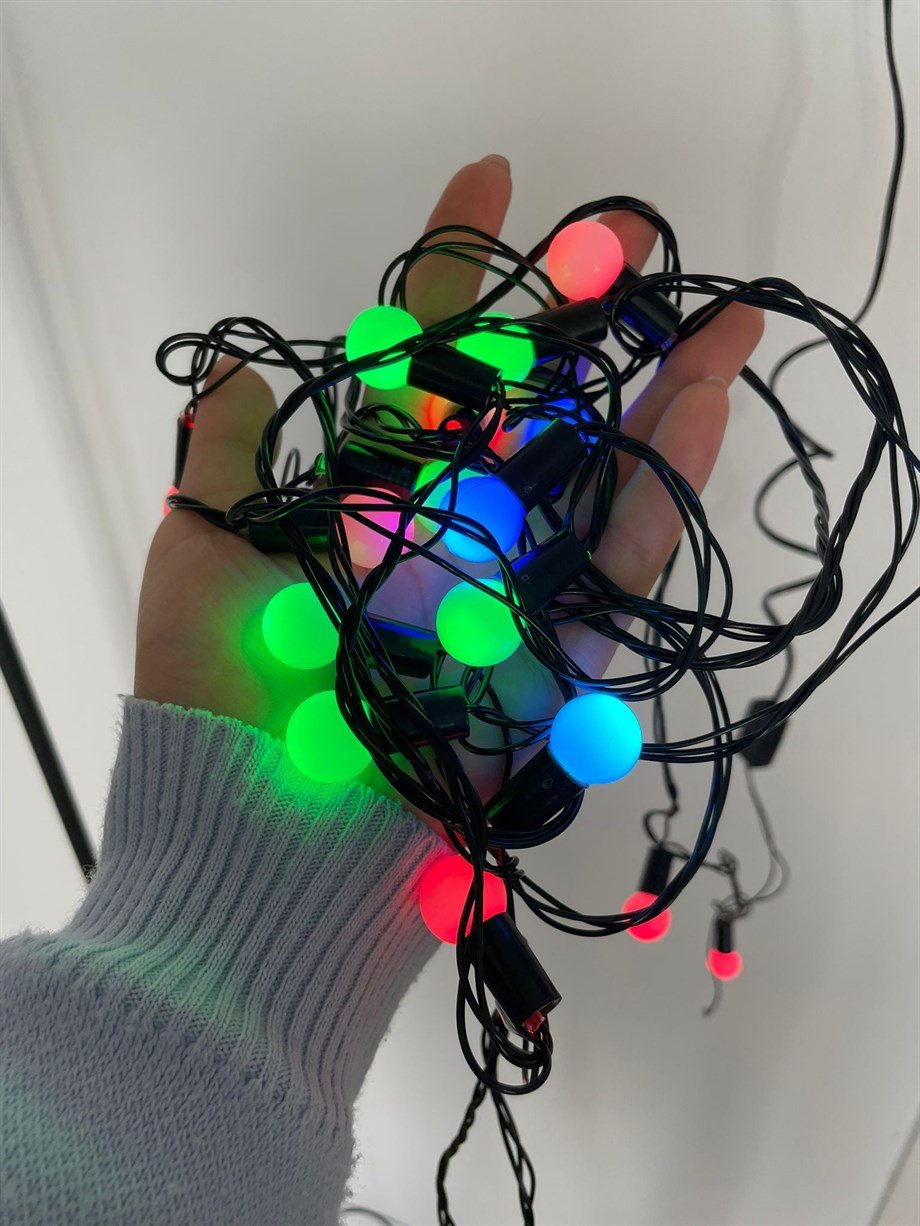 Pon pon Renkli Led Işık