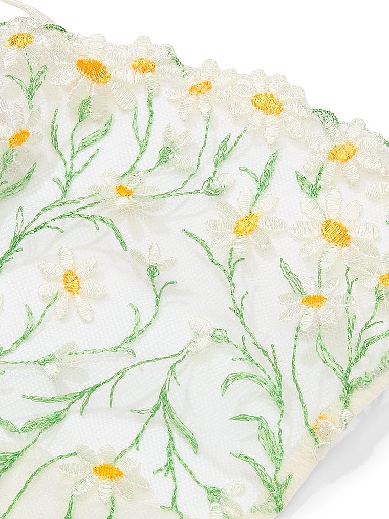 Papatya Zinciri İşlemeli V-String Külot Beyaz | Victoria's Secret