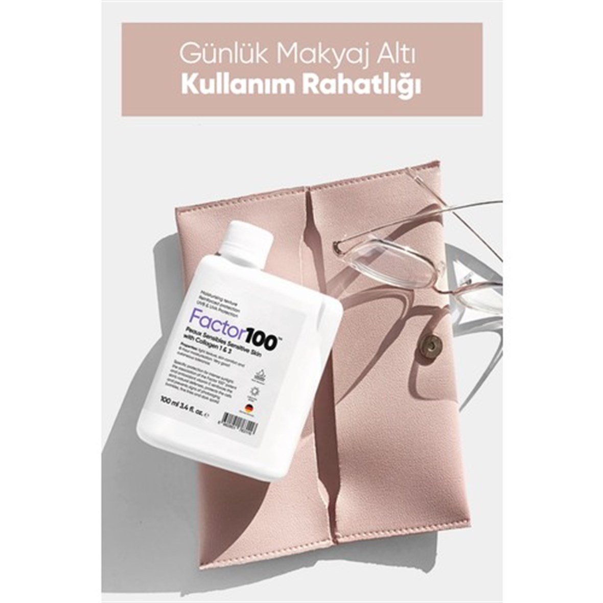 Fualab FACTOR100 Sun Screen Cream SPF50+KOLAJEN Içerikli Güneş Bariyeri Fualab FACTOR100 Sun Screen Cream SPF50+KOLAJEN Içerikli Güneş Bariyeri