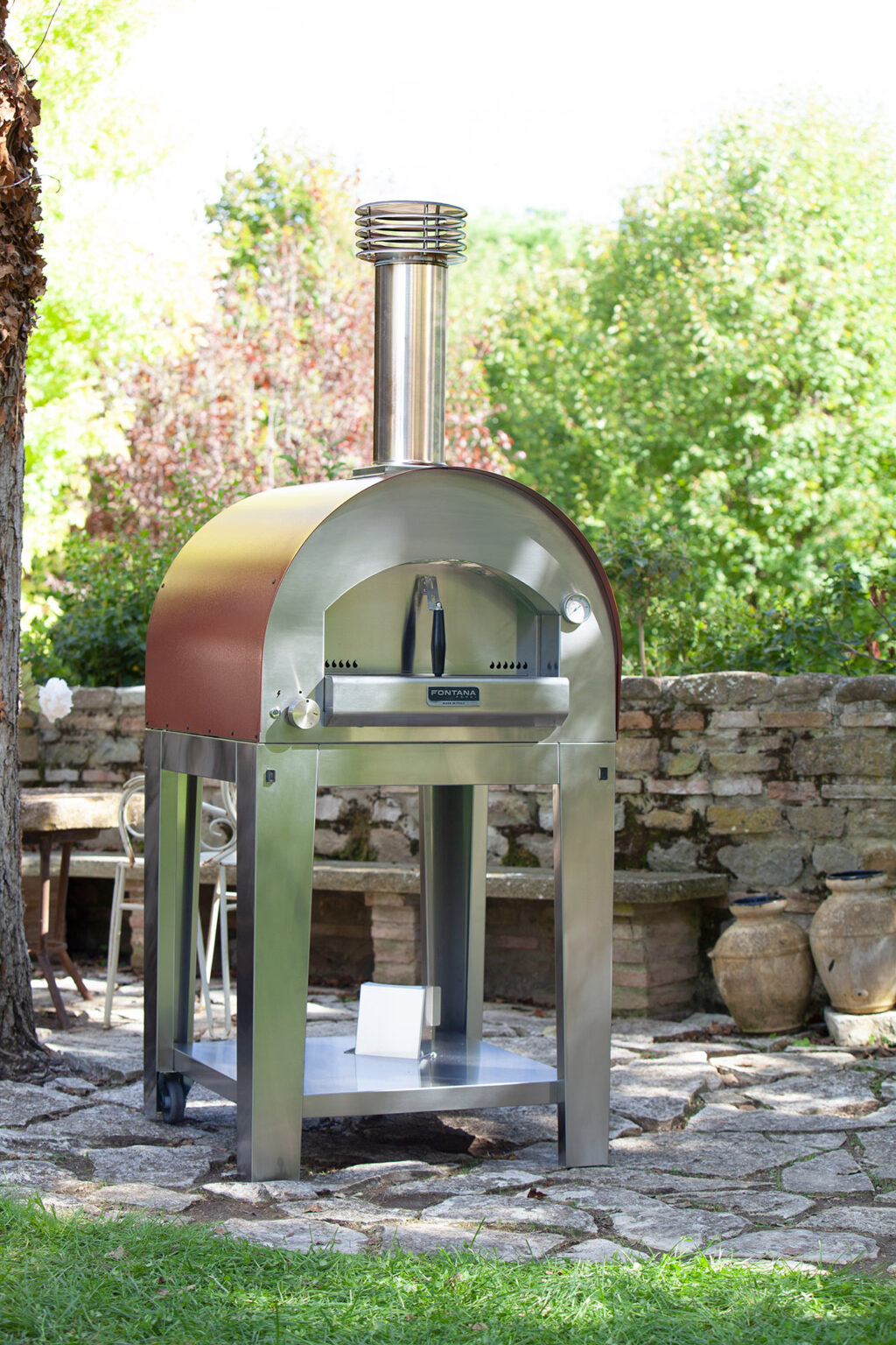 Fontana Forni Margherita Hybrid Gazlı ve Odunlu Pizza Fırını ...