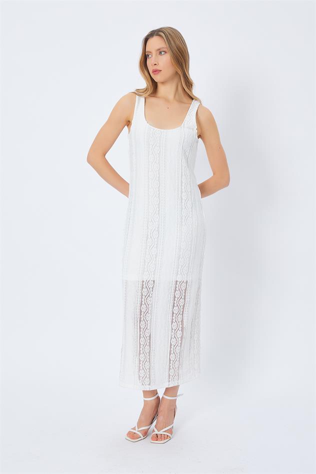 ELBİSE - BEYAZ - reyontoptan.com