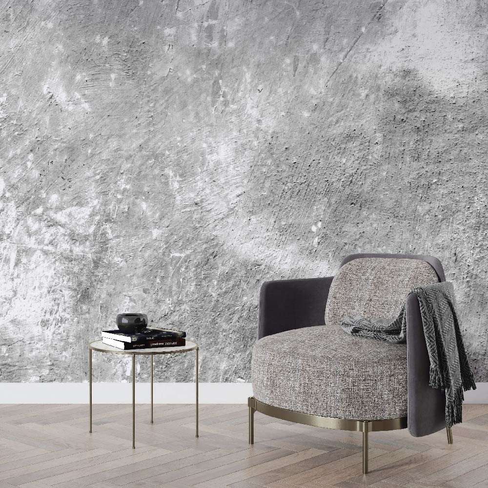 Dekoratif Gri Duvar Kağıdı | Dijitalya