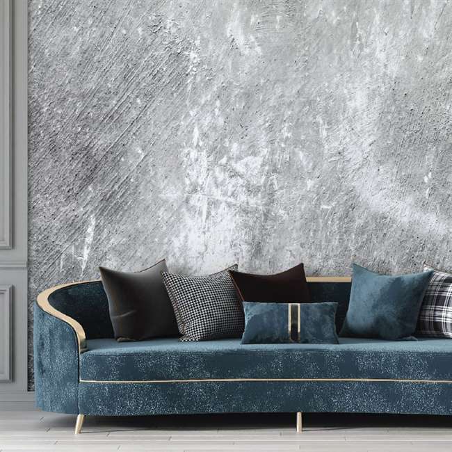 Dekoratif Gri Duvar Kağıdı | Dijitalya