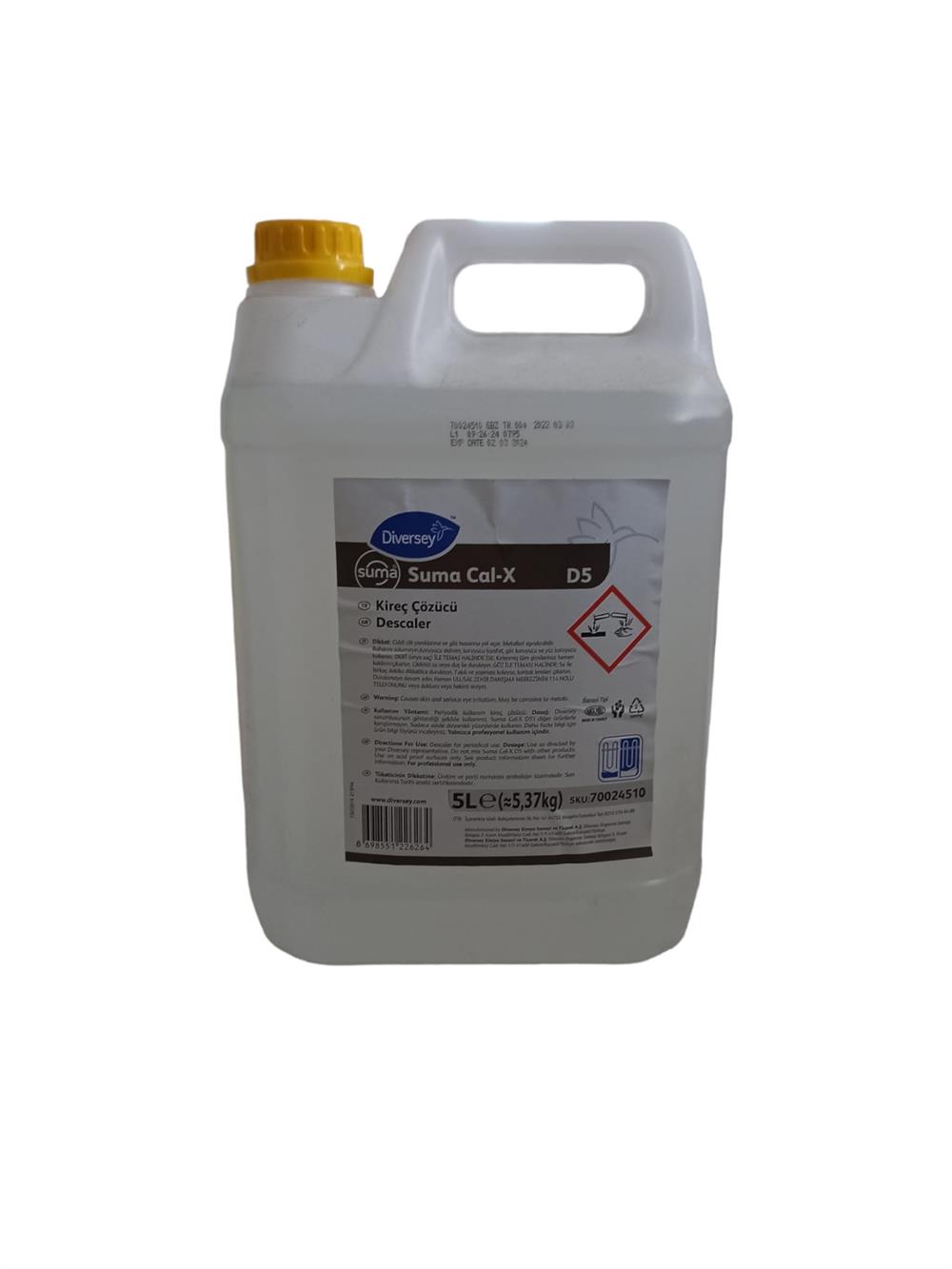 Diversey Suma Cal-X D5 Kireç Sökücü 5 L - ambalajyolla.com