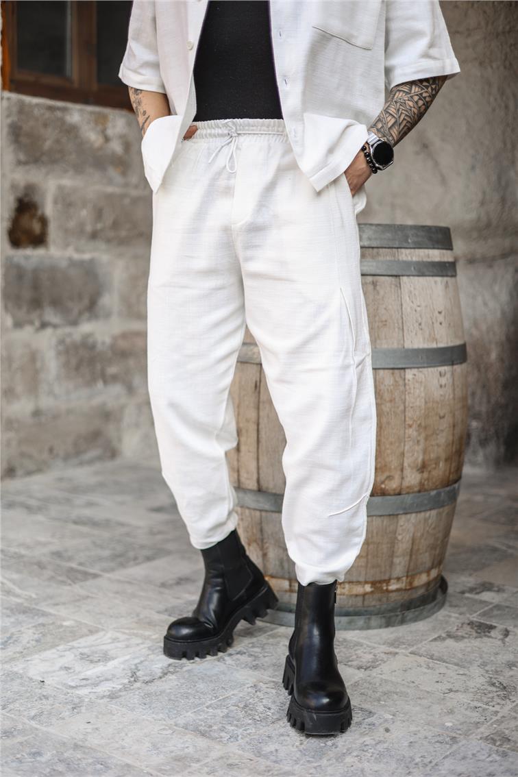 Basic Boyfriend Bel Bağlamalı Pantolon- Out Fit Man