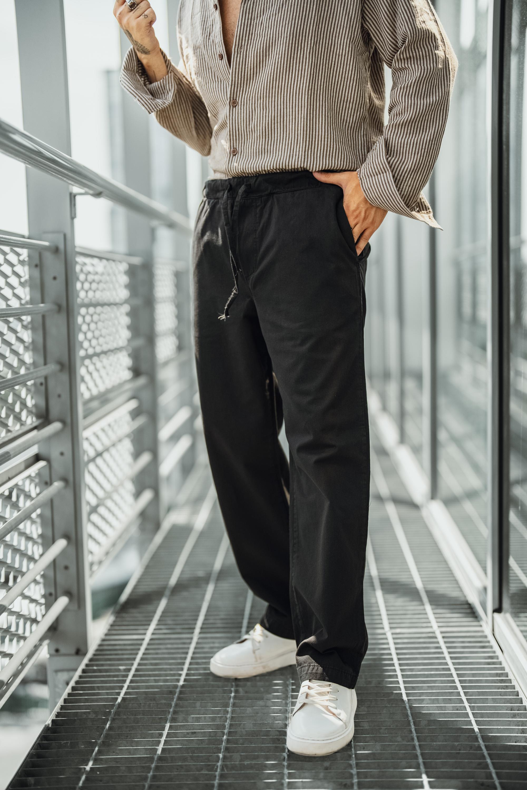 Basic Pamuklu Baggy Pantolon- Out Fit Man