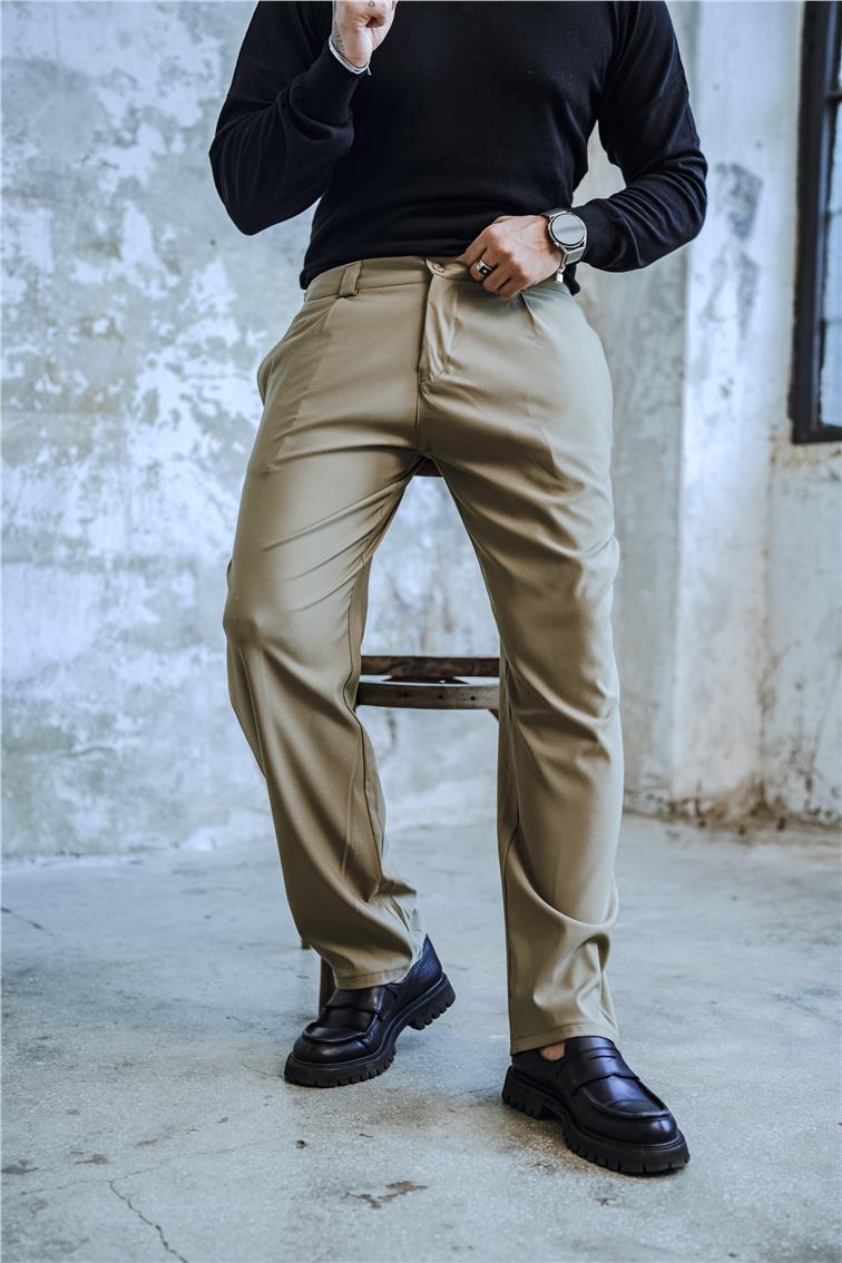 Beli Lastikli Klasik Baggy Pantolon- Out Fit Man