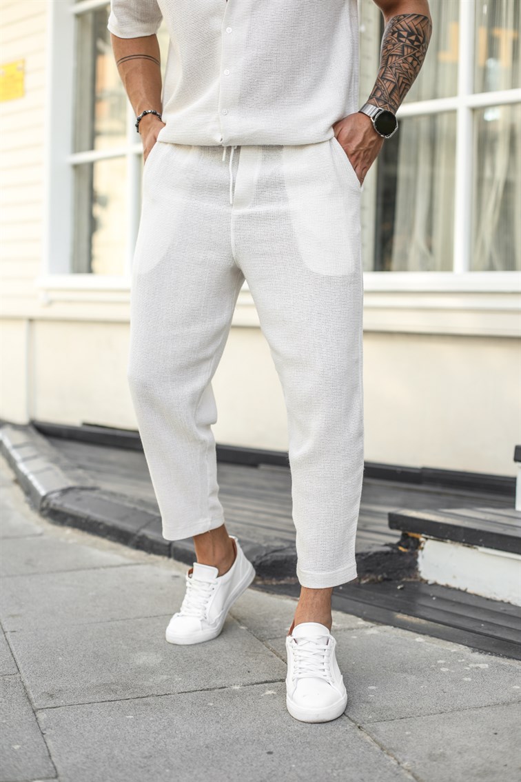Boyfriend Örgülü Pantolon - Outfit-Man