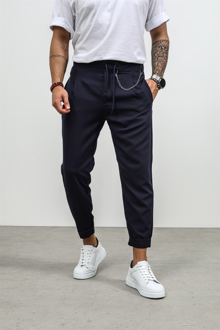 Basic Double Paça Pantolon - Outfit-Man