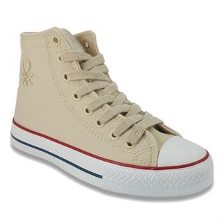 Benetton 30628 23YA Günlük Bayan Spor Ayakkabı Bej - nehironline