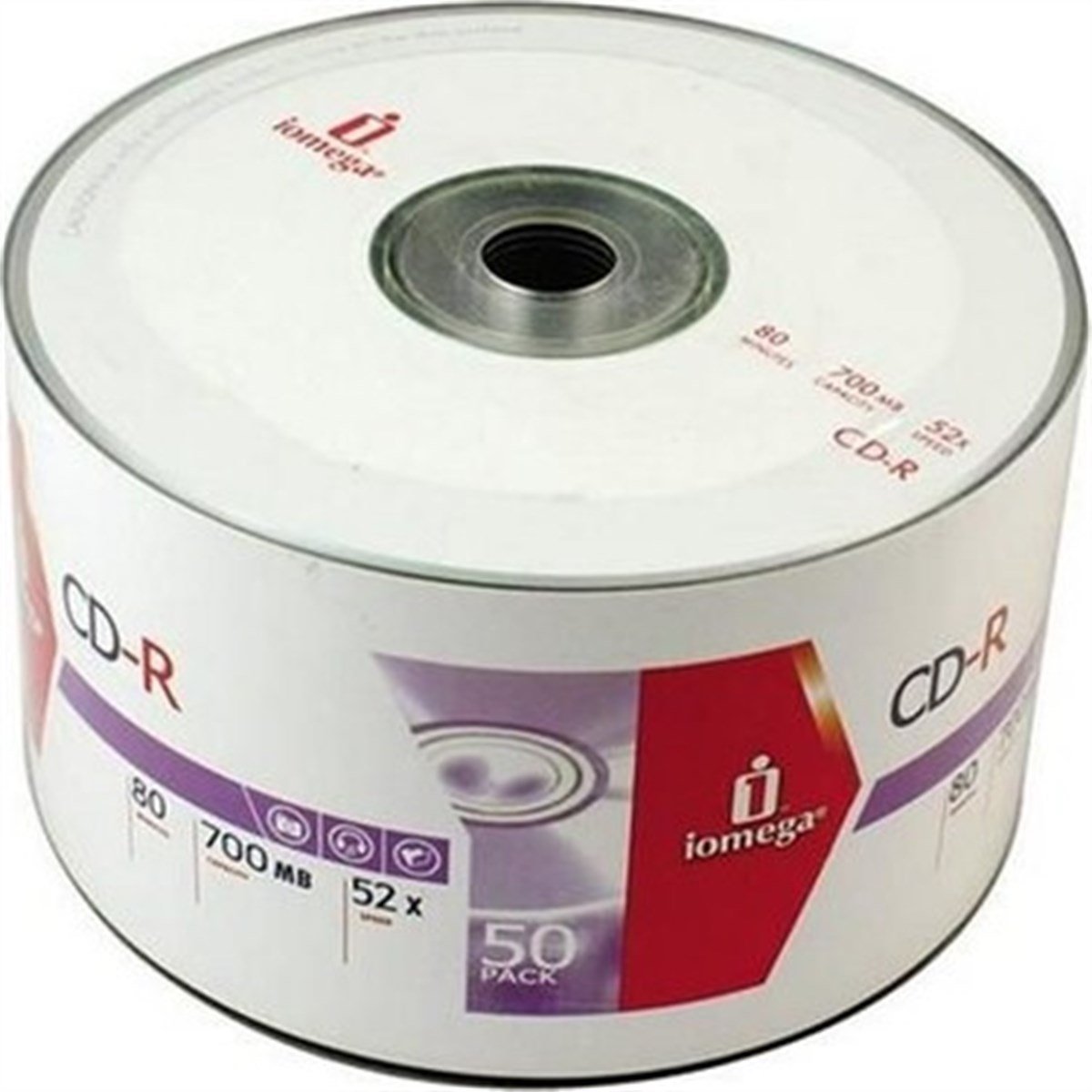Satın Al: Iomega CD-R 52X 700 Mb 80DK Boş Cd 50'li Paket ICSP50 - IOMEGA | En İyi Fiyat 13,92 ...