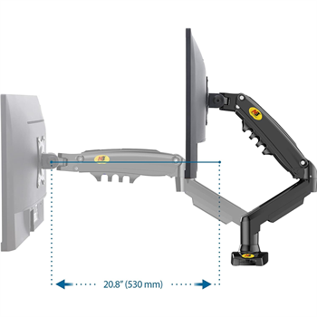 North Bayou Nb F80 17-30 " LCD / LED Monitör Tutucu Kol Amortisörlü ...