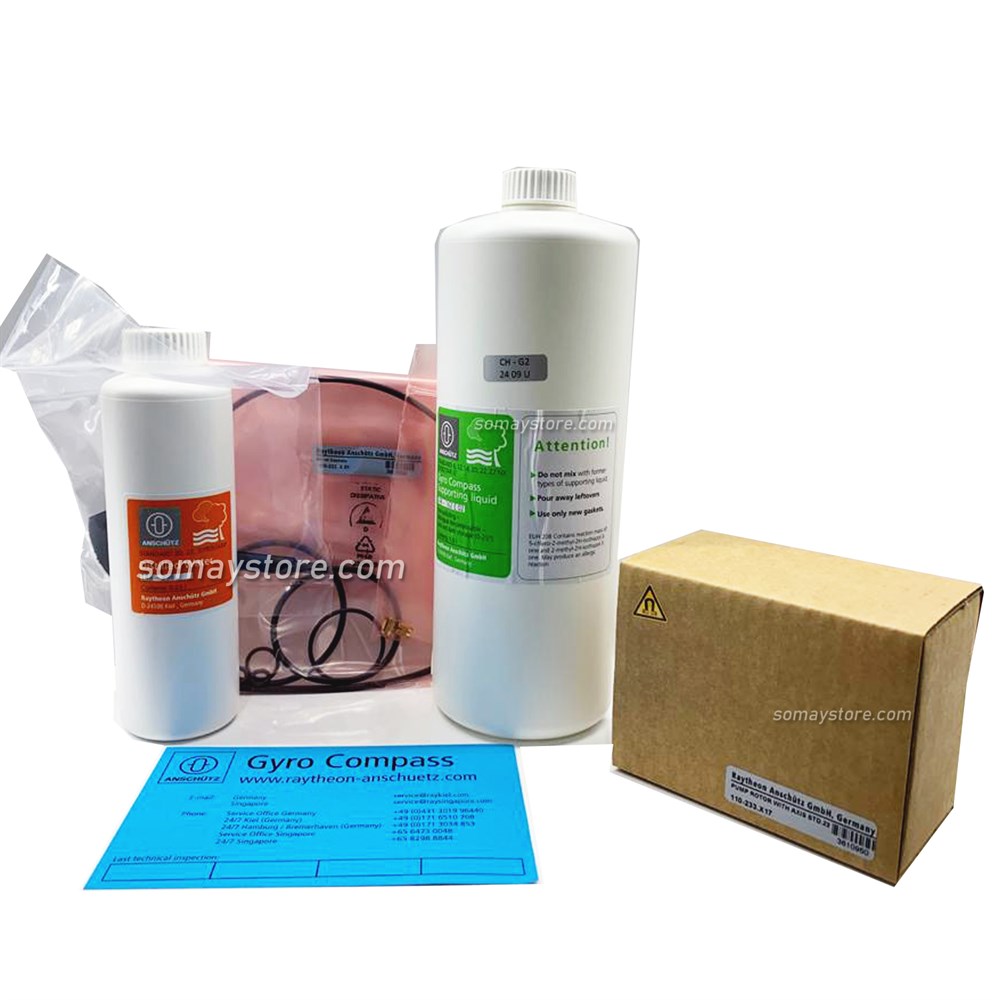 Raytheon Anschutz Gyro Standard 22 Liquid Set Raytheon Anschutz Gyro Standard 22 Liquid Set