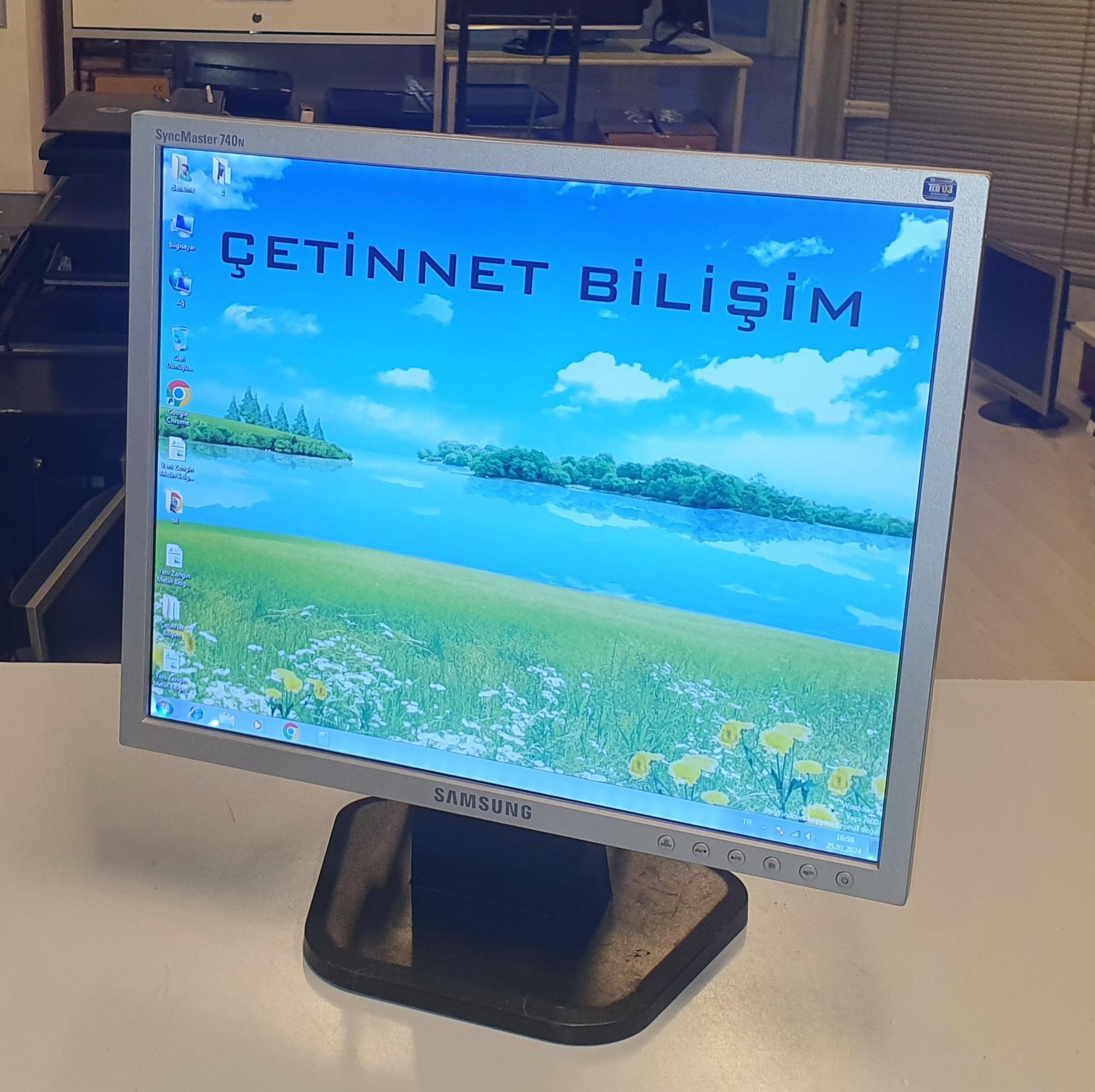 Samsung 740N 17 inç LED Kare Monitör 2.El