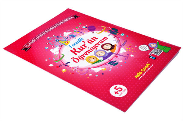 Orta Boy Renkli Çocuk Elif-Bası Pembe-1657 | Minber