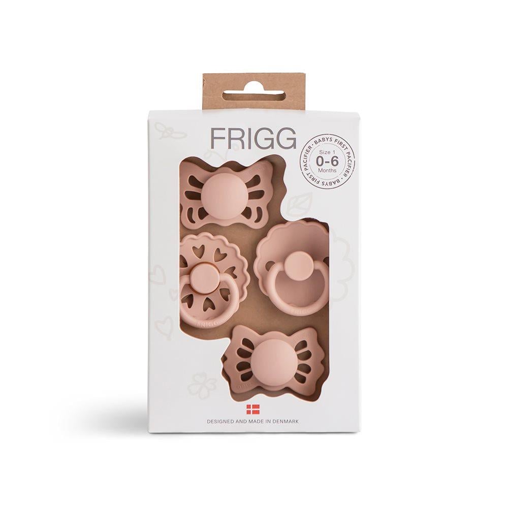 FRIGG Baby's First Emzik Seti - Floral heart - Blush