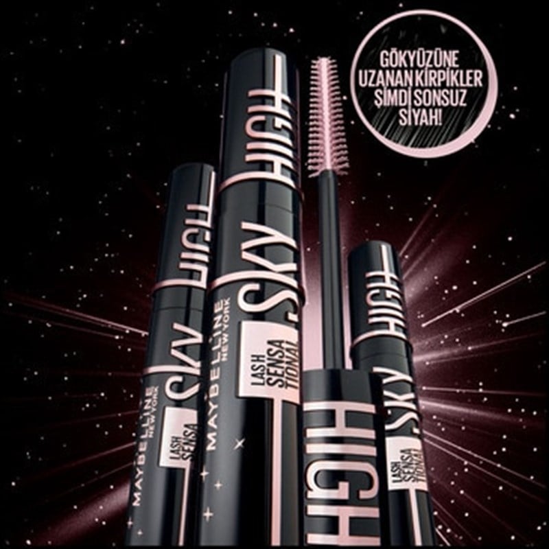 Maybelline Sky High Maskara Cosmic Black, Altintepeshop.com'da En Uygun ...