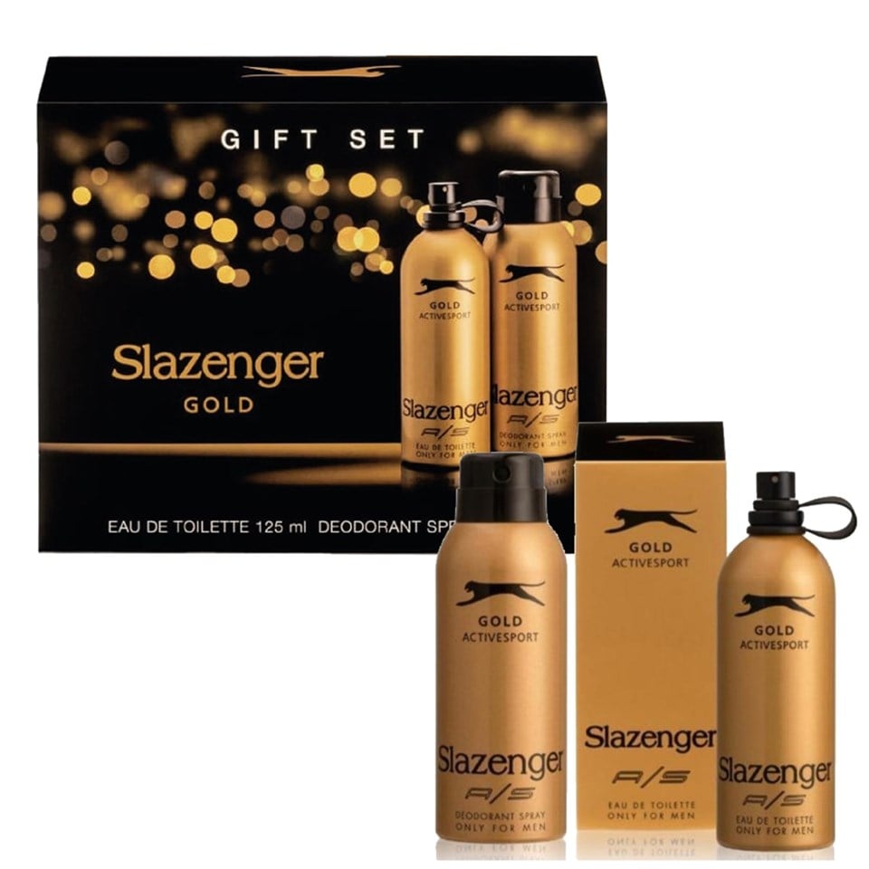 Slazenger Active Sport Gold EDT 125 ml + Deo Sprey 150 ml Erkek Parfüm ...