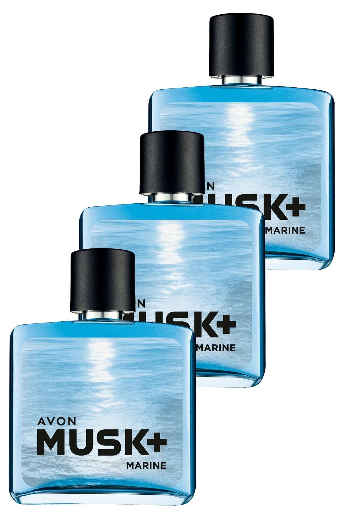 Avon Musk Marine Erkek Parfüm Edt 75 ml. Üçlü Set - Algetir Avon Musk Marine Erkek Parfüm Edt 75 ml. Üçlü Set - Algetir