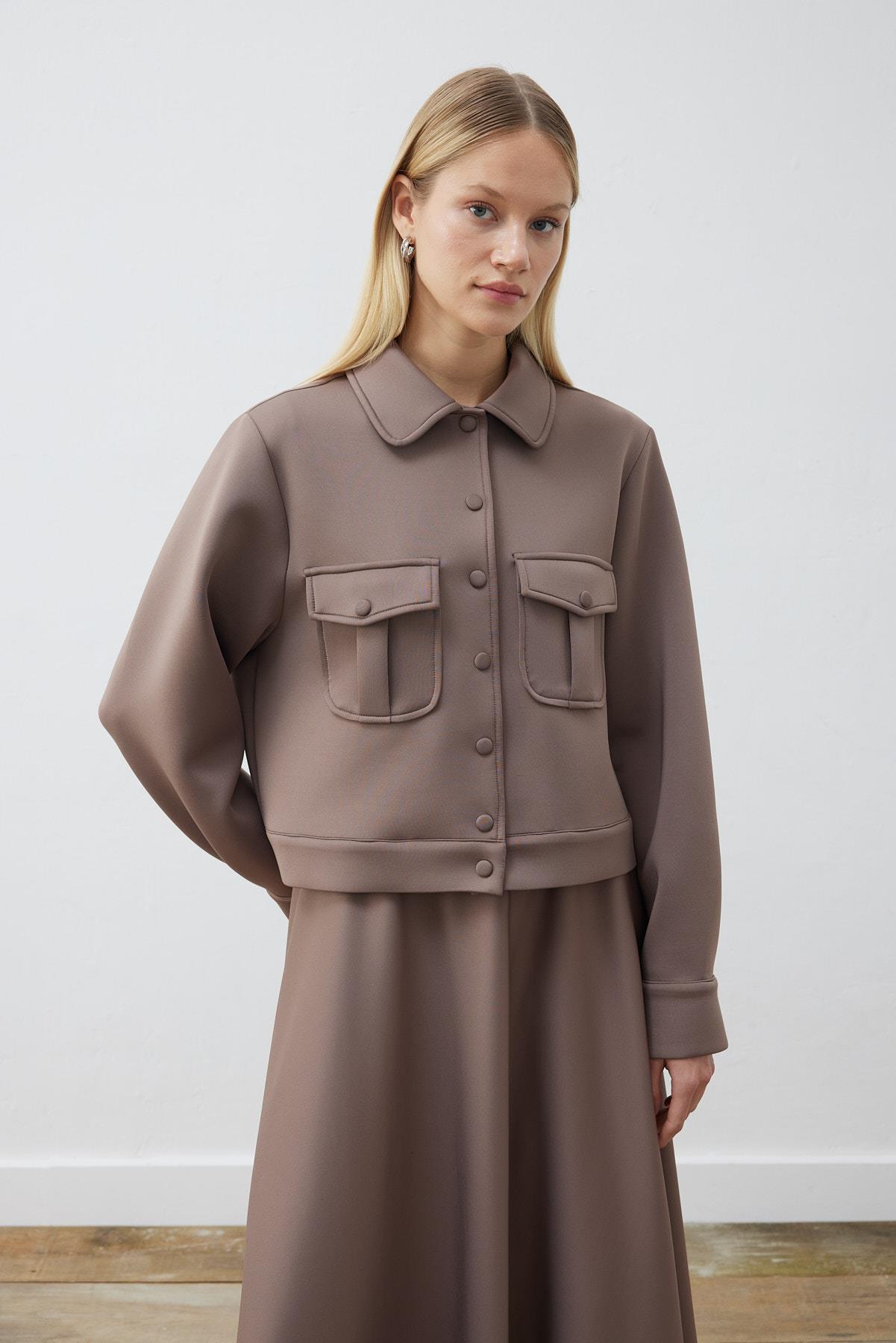 LENA PUF SPOR KISA CEKET ETUP