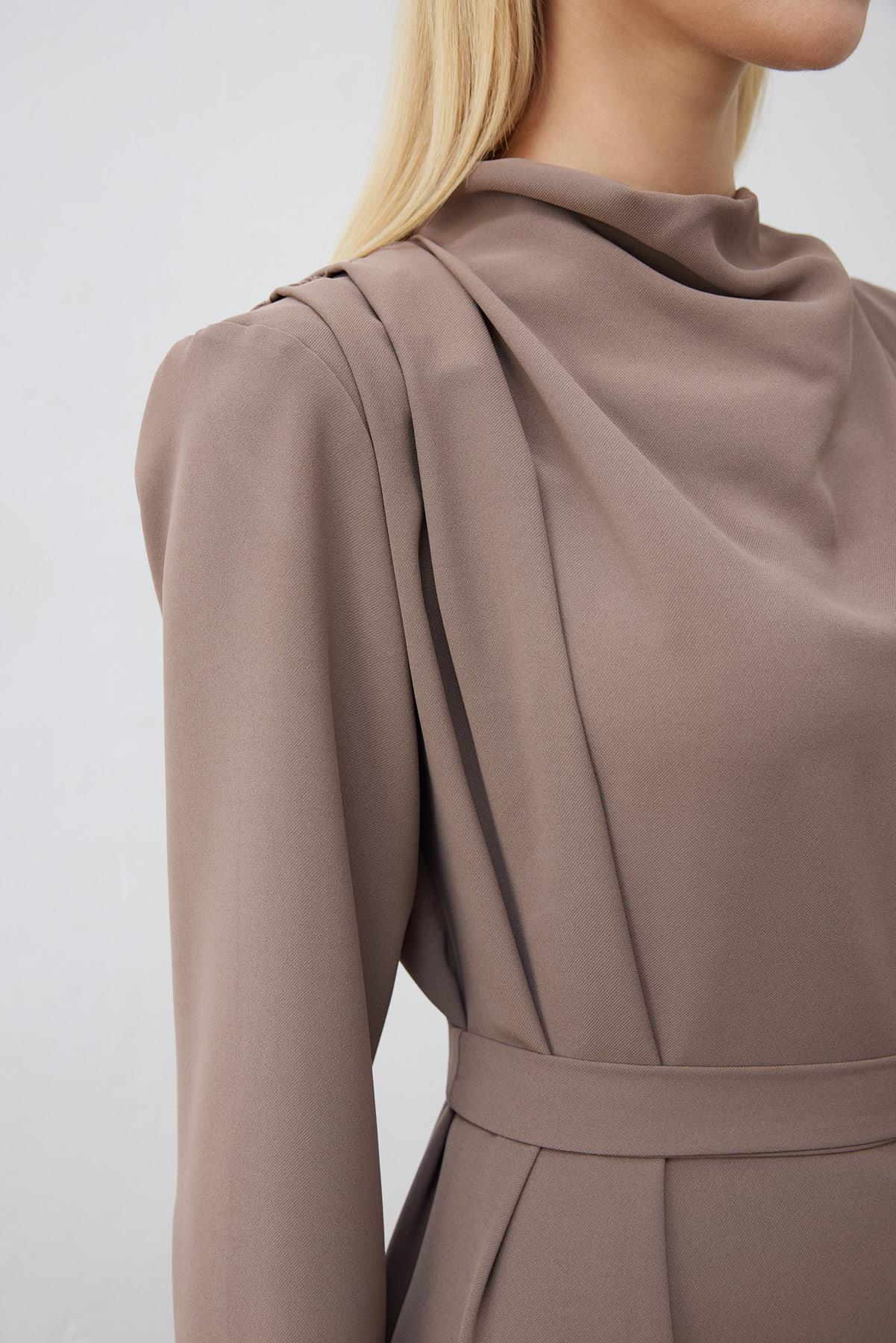 ZARİF KREP ELBİSE ETUP