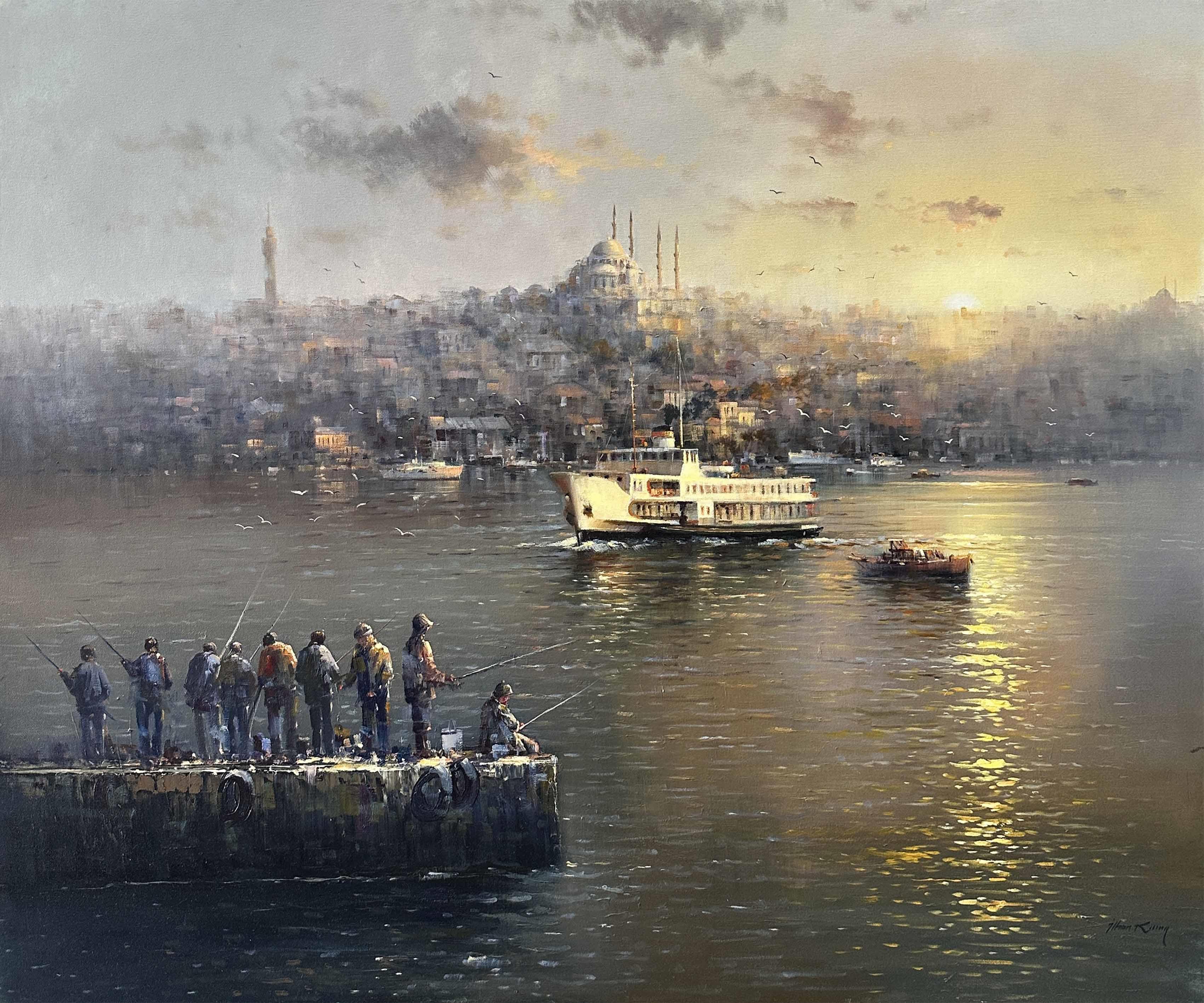 Huzurlu Balıkçılar | Yağlı Boya Tablo