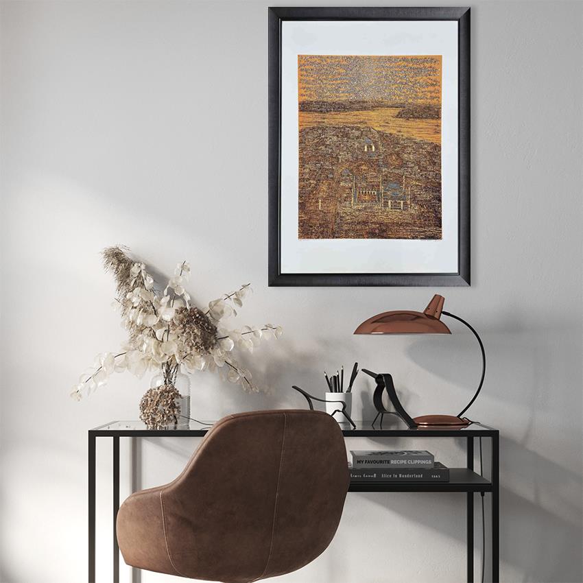 İstanbul ve Kuşlar 6/25 (B) 2024 | SERİGRAFİ BASKI