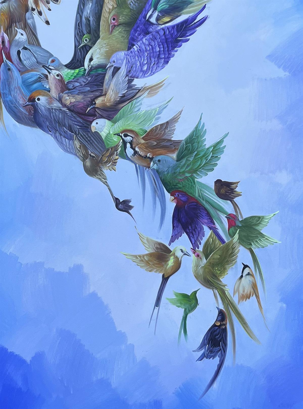 Simurg kuşu | Yağlı Boya Tablo