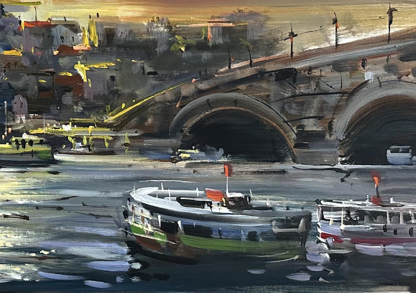 Köprüde | Yağlı Boya Tablo