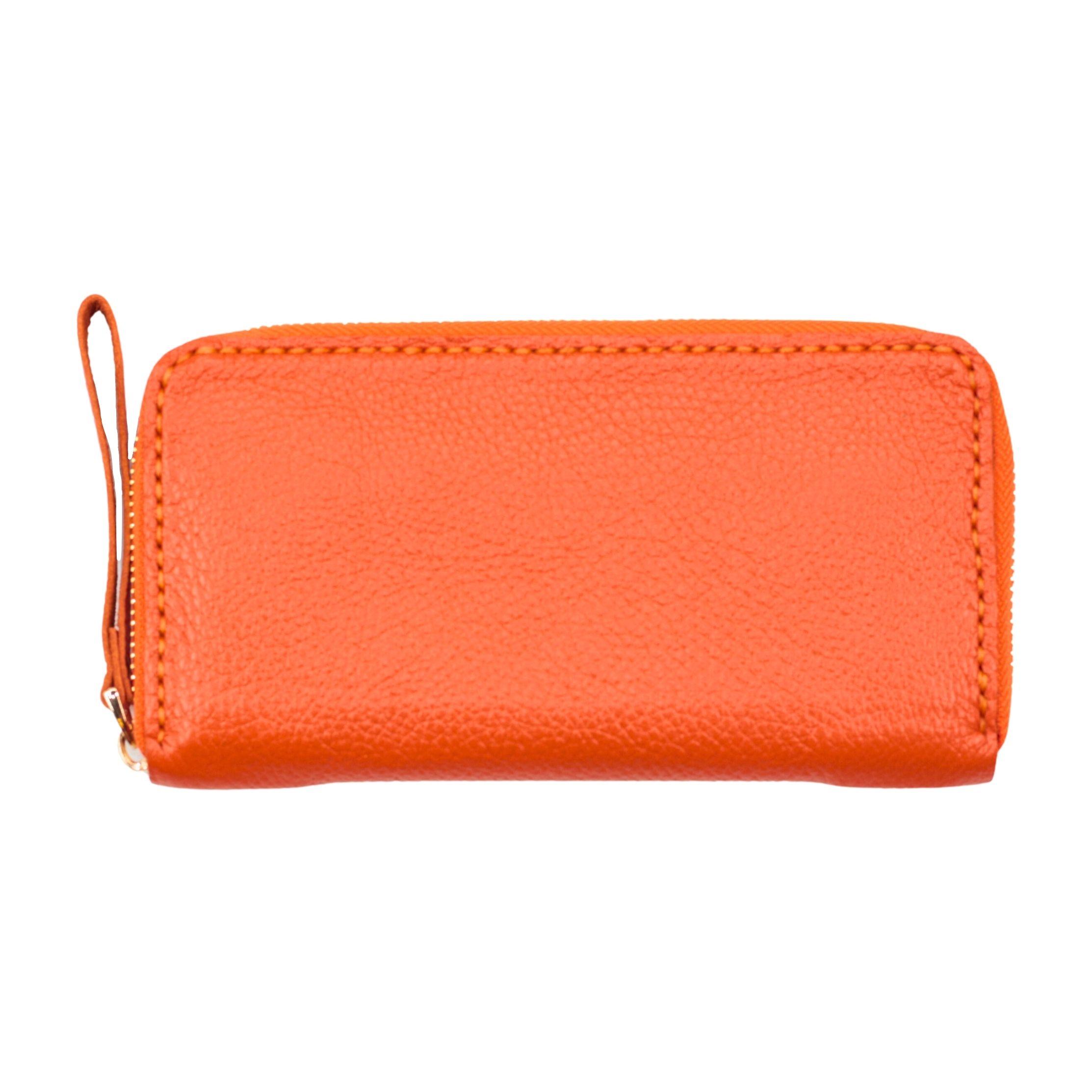 Turuncu Deri Cüzdan - Nahıl