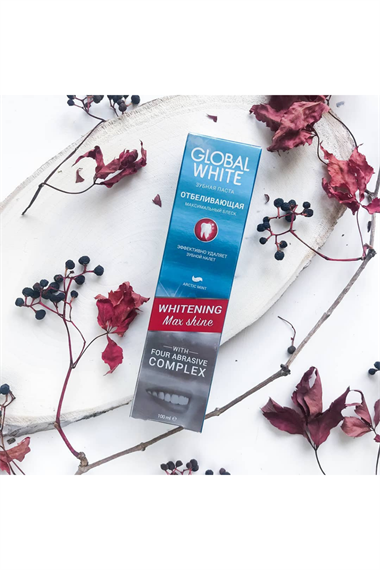 Global White Ekstra Beyazlatıcı Diş Macunu 100 Gr-LeylekKapıda.com