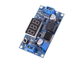 LED Voltmetreli LM2596 3A DC-DC Ayarlanabilir Voltaj Düşürücü