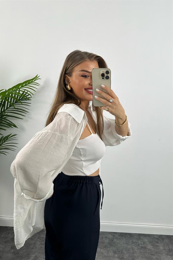 Beli Lastikli Mango Model Atlas Jogger Lacivert - Nişantaşı Butika