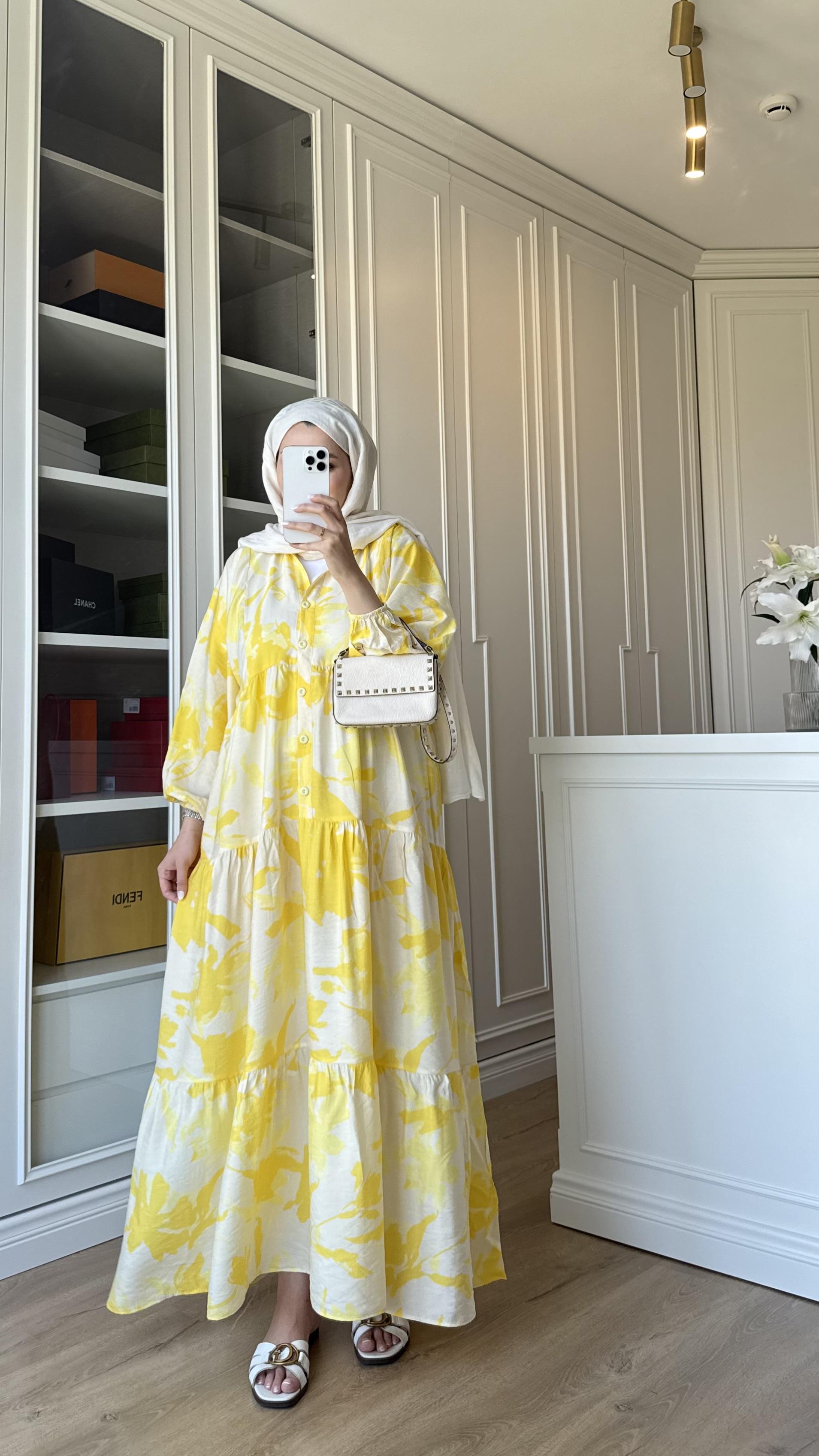 Sely Vual Elbise Sarı