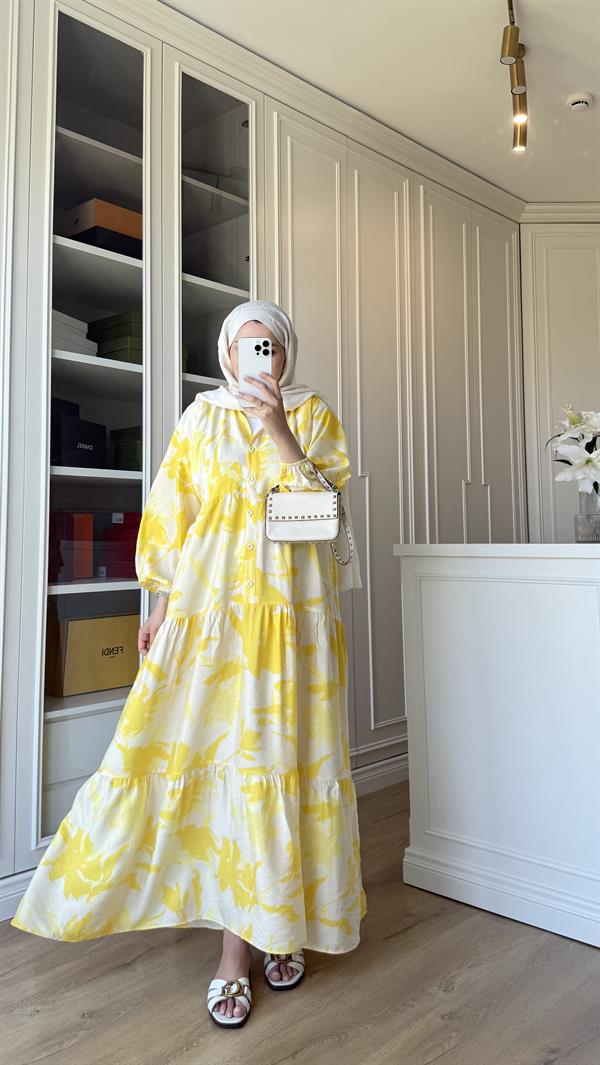 Sely Vual Elbise Sarı