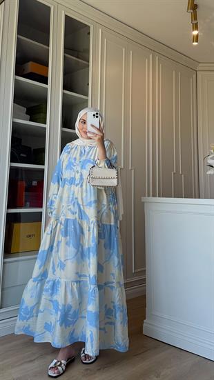 Sely Vual Elbise Mavi