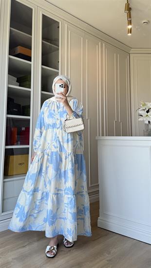 Sely Vual Elbise Mavi