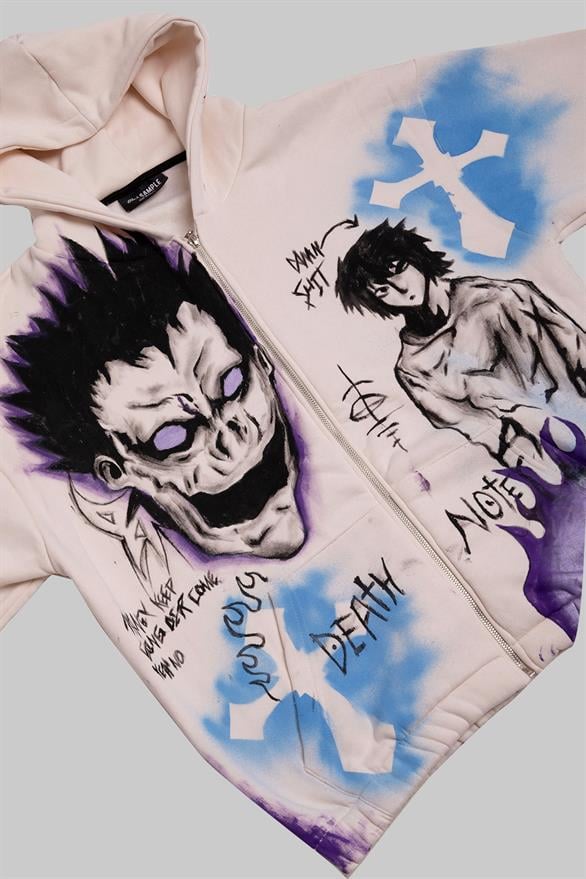 Death Note Custom Zip Hoodie